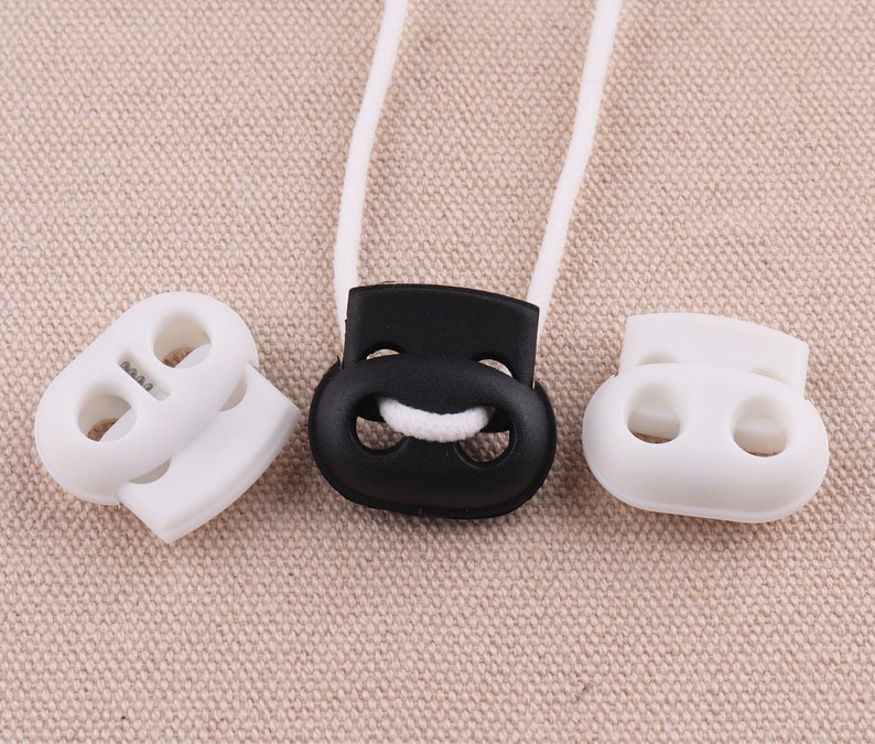 5mm Rope Cord Stopper Black Cord Lock for Elastic Cord | Etsy