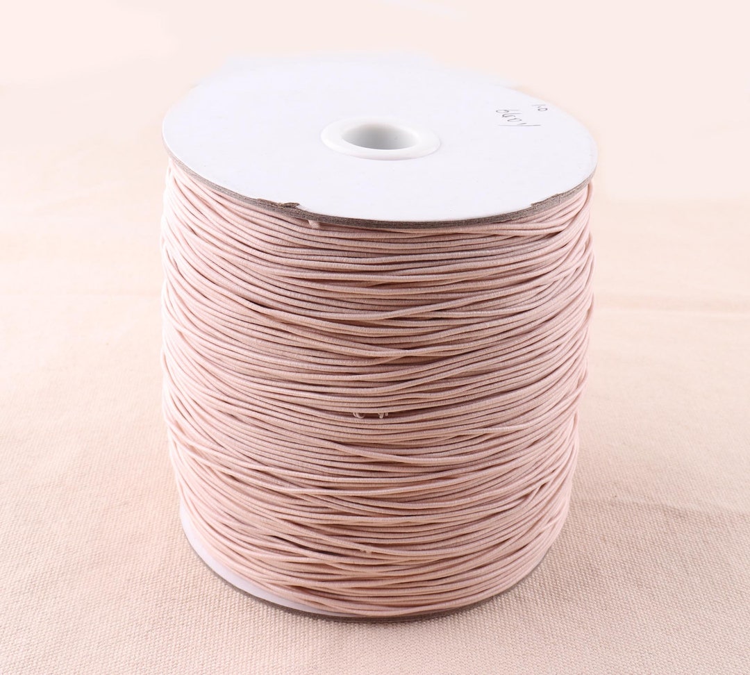 1.0mm Rubber Stretch String Elastic Rope Cord Pink Color Elastic Rope ...