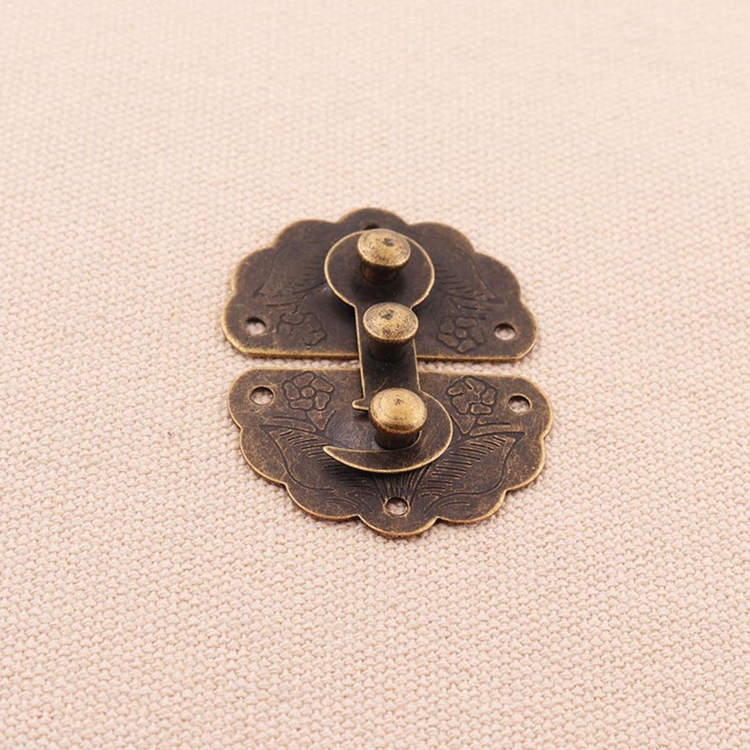 1sets Lock Latch Box Hardware Chest Hardware Vintage Jewelry Boxes ...