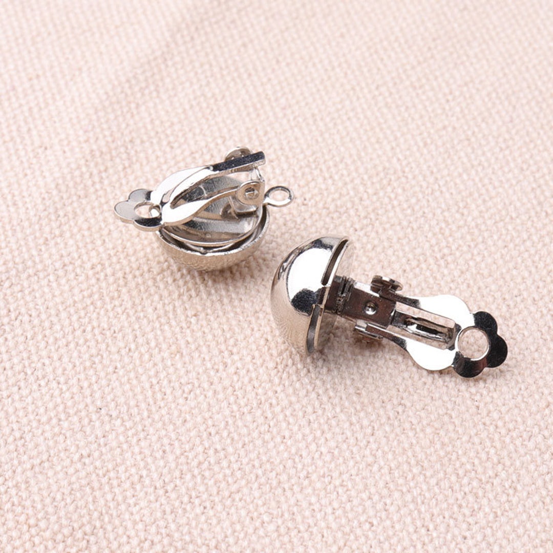 12pcs (6pairs) Clip on Earring Earring Clip Pads Clip on Earring Pad ...
