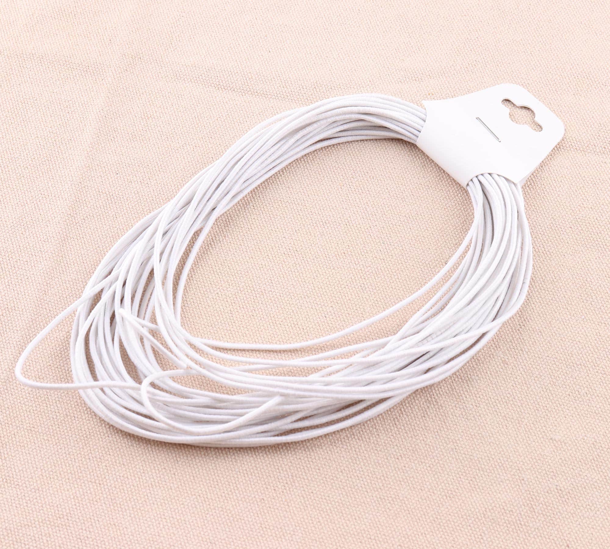 Free Shipping 10 Yards Elastic Rope 1.5mm White Color Elastic - Etsy