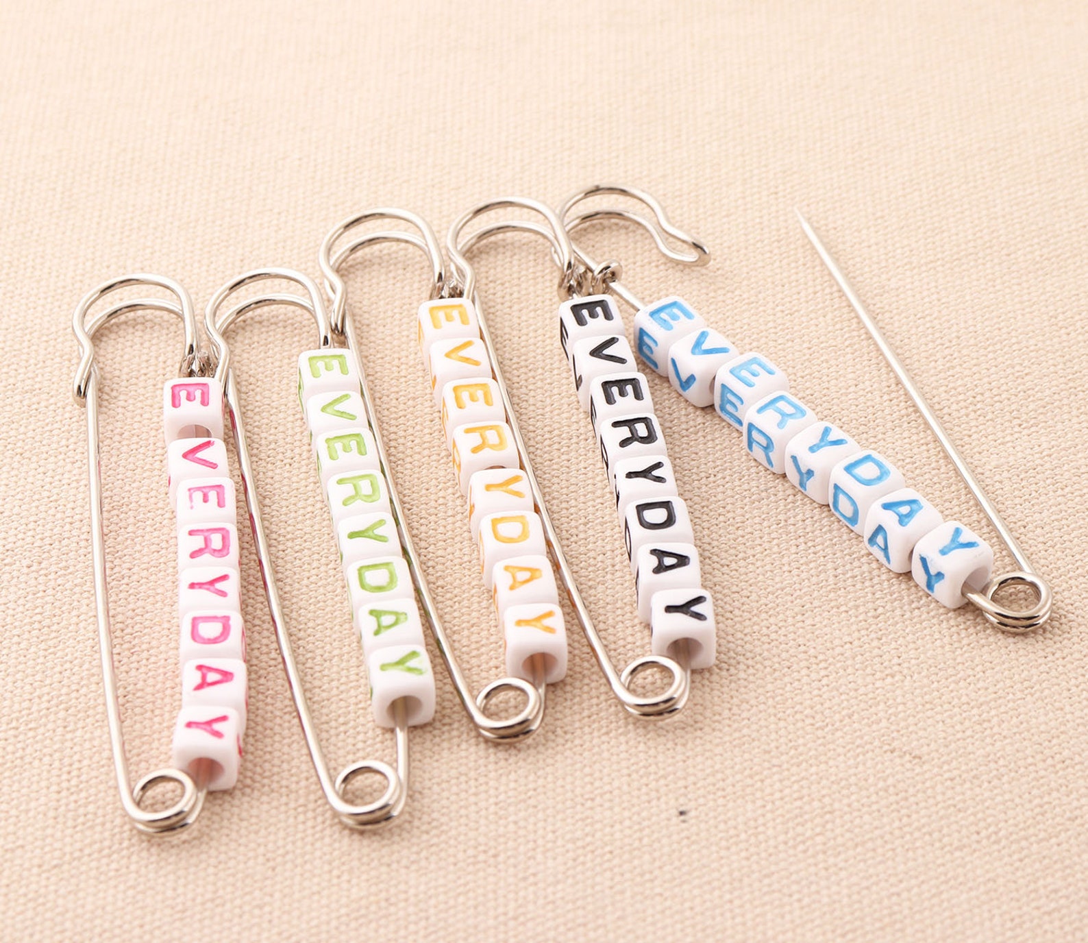 20pc Jumbo Safety Pins 85mmlarge Pin Brooch Kilt Pins With - Etsy