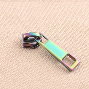 6pcs Rainbow Color Colorful Zipper Heads ,zipper Pulls Charms,zipper ...