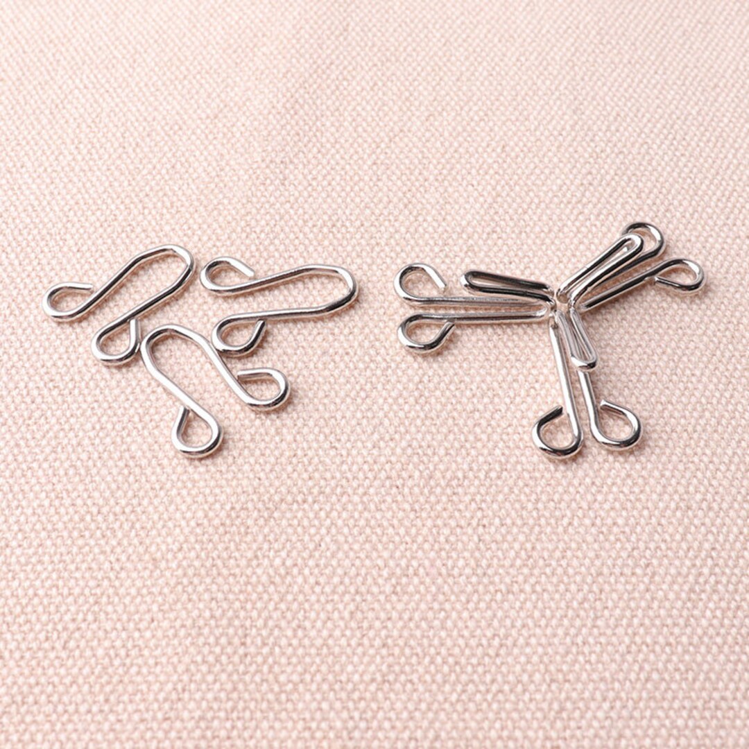 Large Size 19.5mm Long Hook and Eye Claps for Dresses Shirts and Bras ...