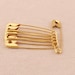 50mm Gold Color Label Pins Long Brooch Pins Safety Pins for - Etsy