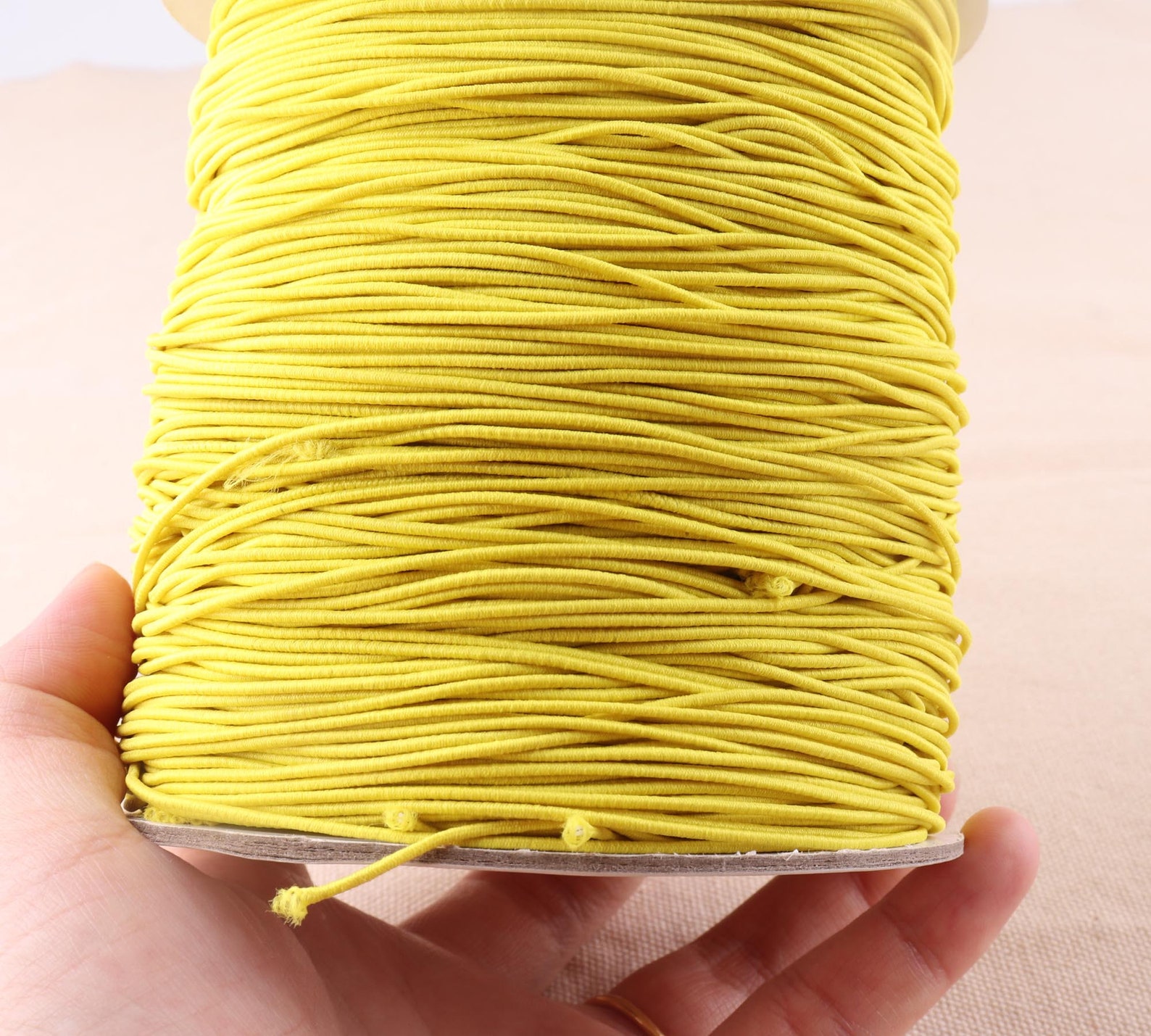 1.0mm Yellow Color Elastic Rope Cord Elastic Drawcord Nylon | Etsy