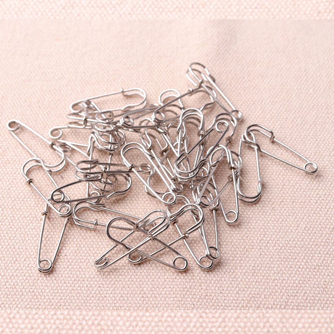 30pcs Safety Pins 27mm Small Earring Pins Brooch Pins Kilt Pins Shawl ...