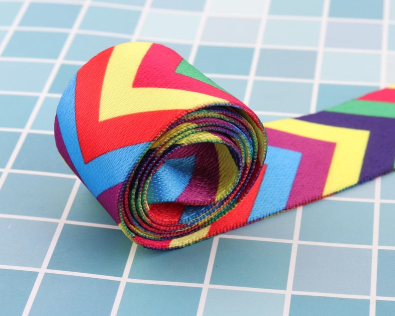 38mm Width Rainbow Color Webbing Soft Smooth Webbing With | Etsy