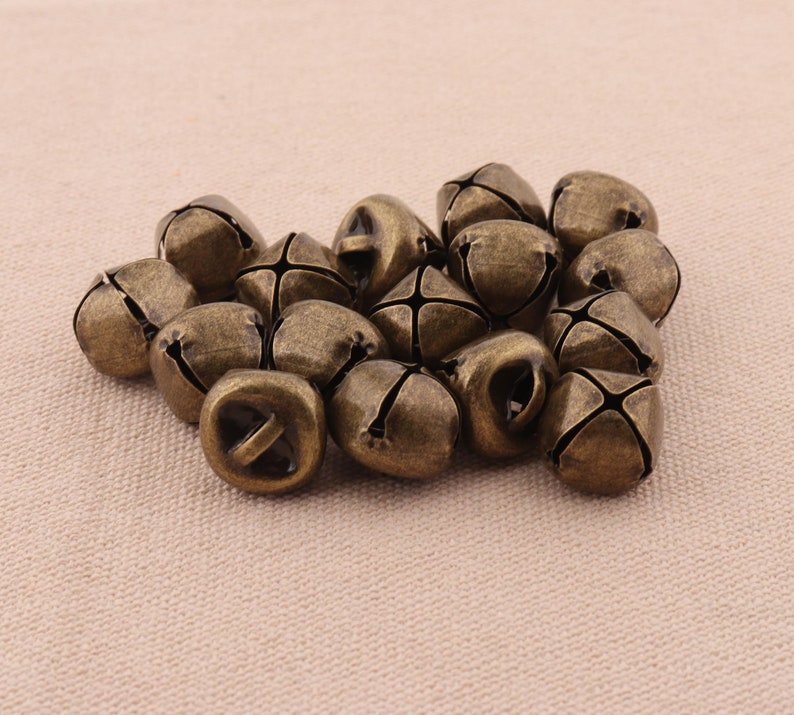 14mm Antique Bell Small Bell Bell Beads Bronze Color Jingle - Etsy