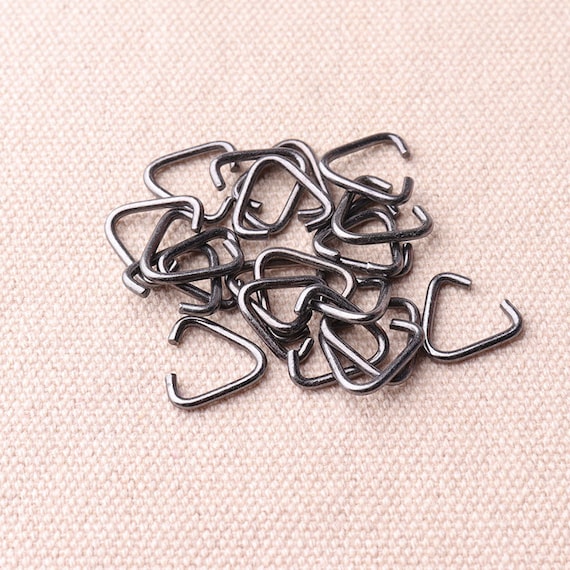 50pcs Jump Ring Black 12mm Triangle Shape Metal Split Rings | Etsy