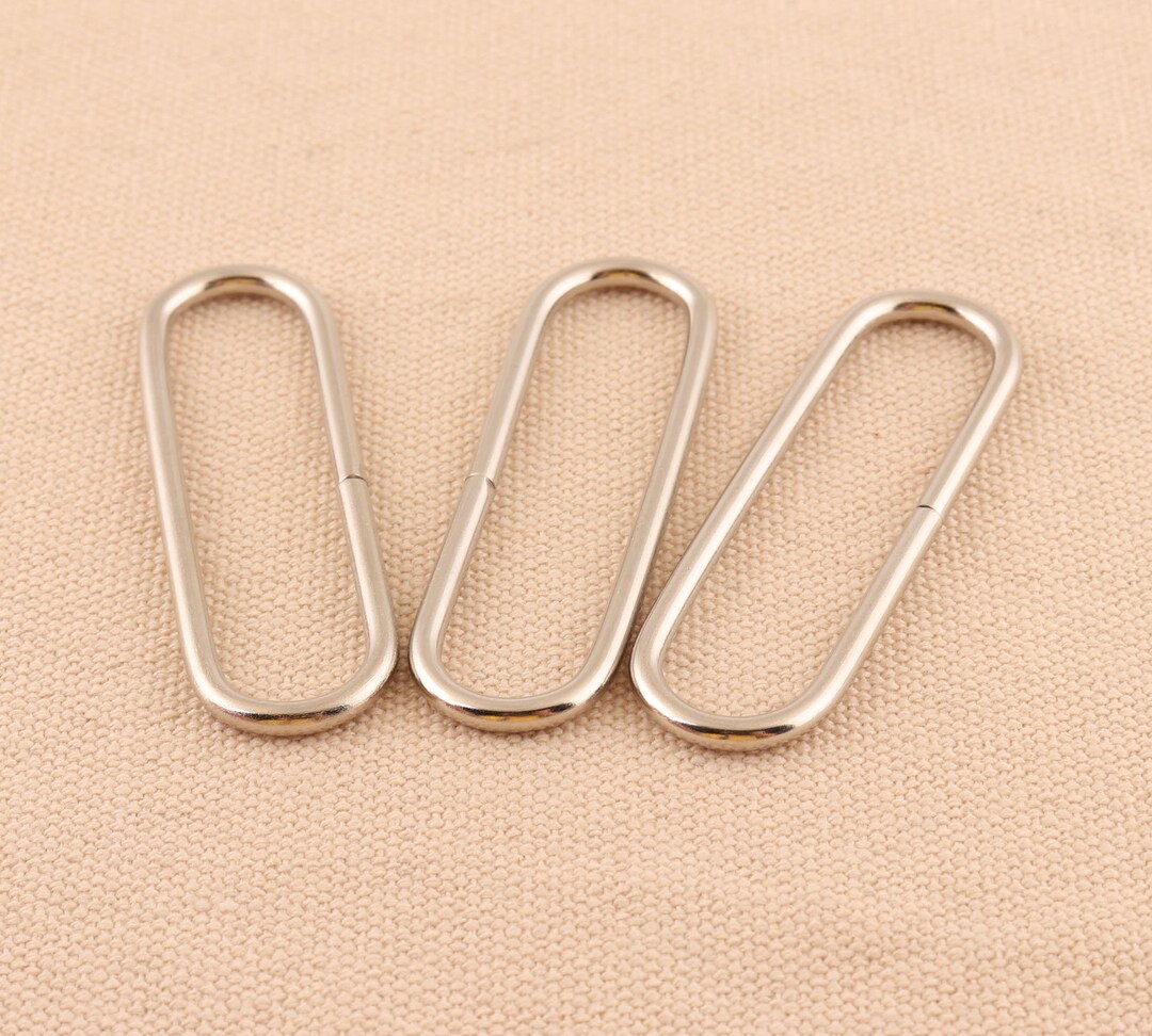 50mm Oval Ring Metal Bag Buckle Iron Bag Strap Buckle Garment Sewing ...