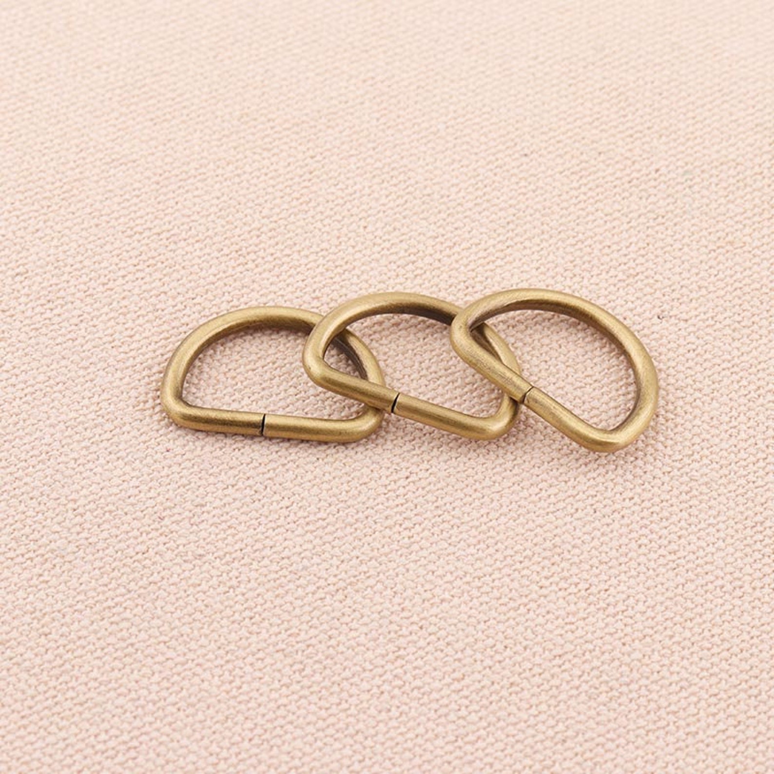 30pc D-ring Findings Bronze Small Purse Ring Metal Welded - Etsy