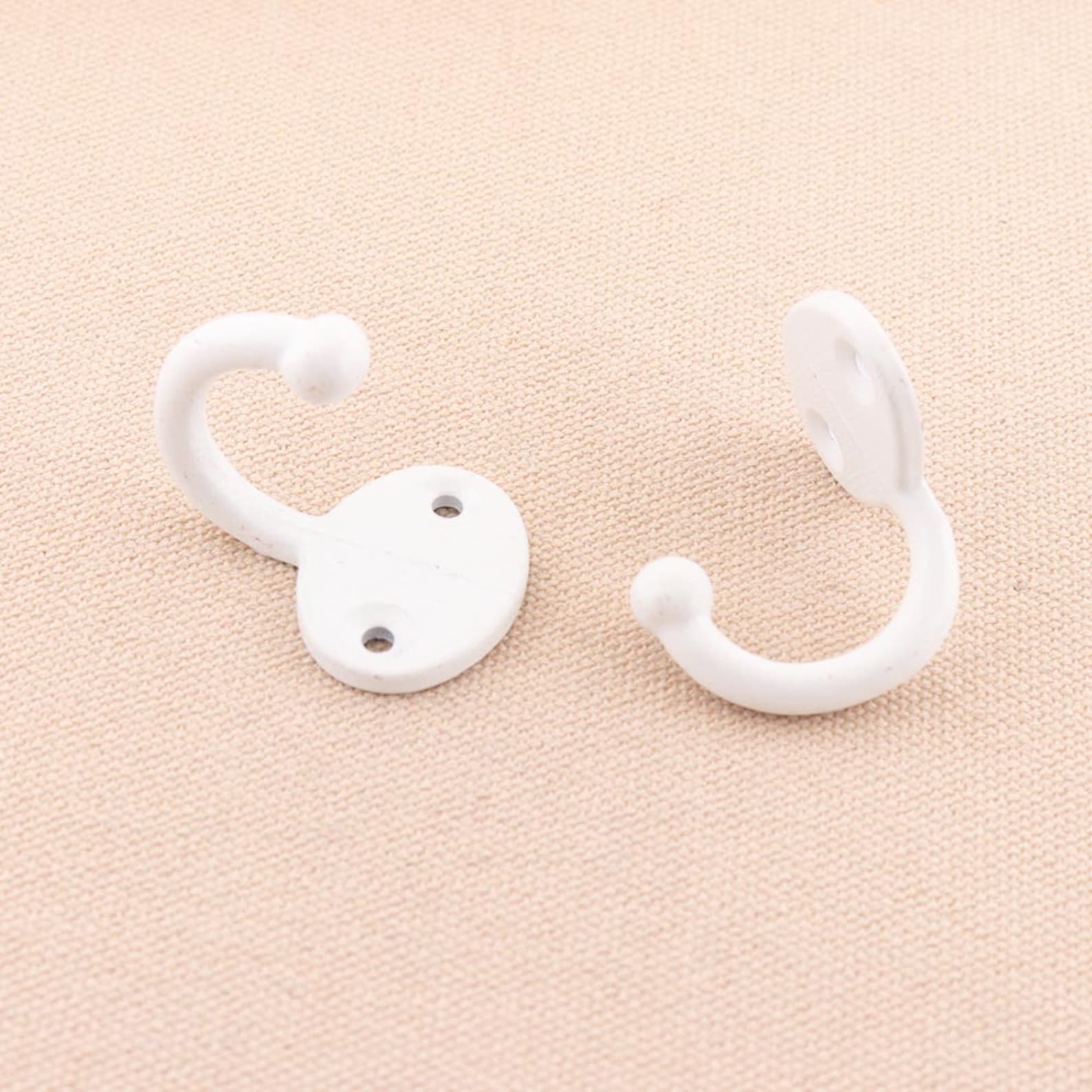 White Modern Wall Hooks Decorative Hooks Coat Hangers | Etsy