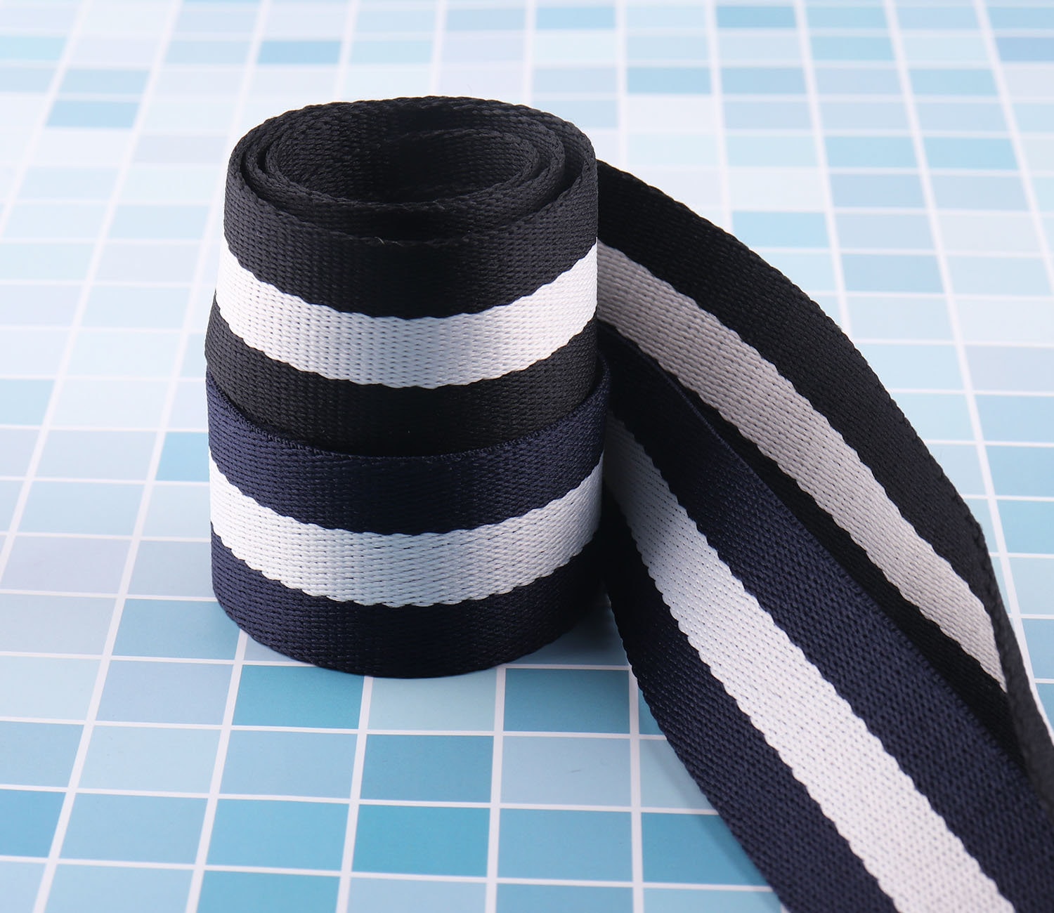 38mm Thick Webbing soft Smooth Webbing With Stripe Pattern - Etsy UK
