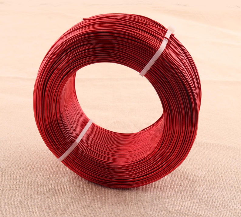 18 Gauge 1.0mm Aluminum Wire Red Color Soft Whimsy Wrapping - Etsy