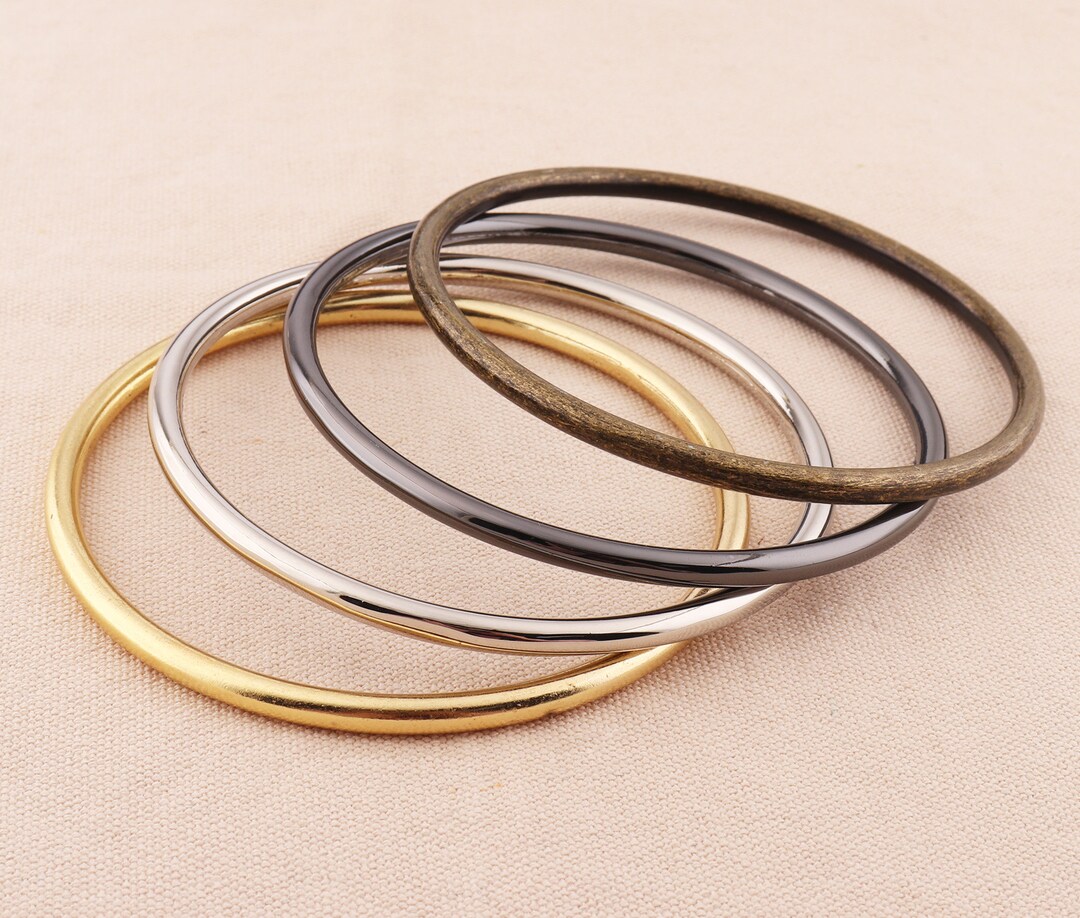 90mm Metal O Rings Bag Handles Large O Buckle Purse Rings Purse Handle ...