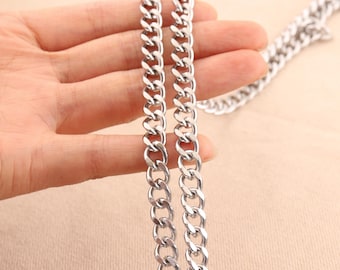 AB Color Oval Acrylic Chain50pcs Plastic Chain Necklace - Etsy
