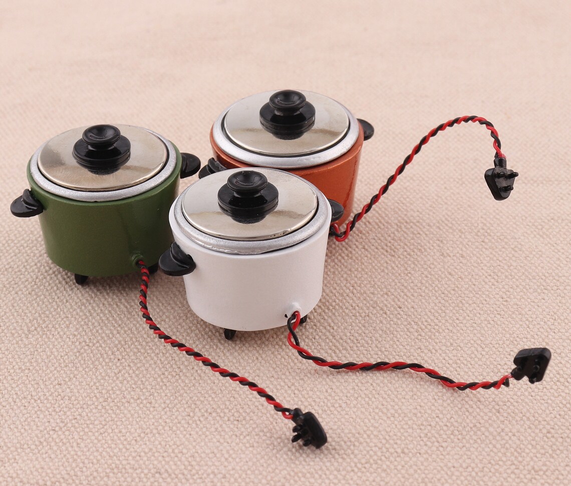 Miniature Cooker Rice CookerDollhouse Miniatures Kitchen | Etsy