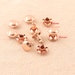 100pcs 89mm Double Cap Rivets Hexagon Shape Rose Gold Color - Etsy