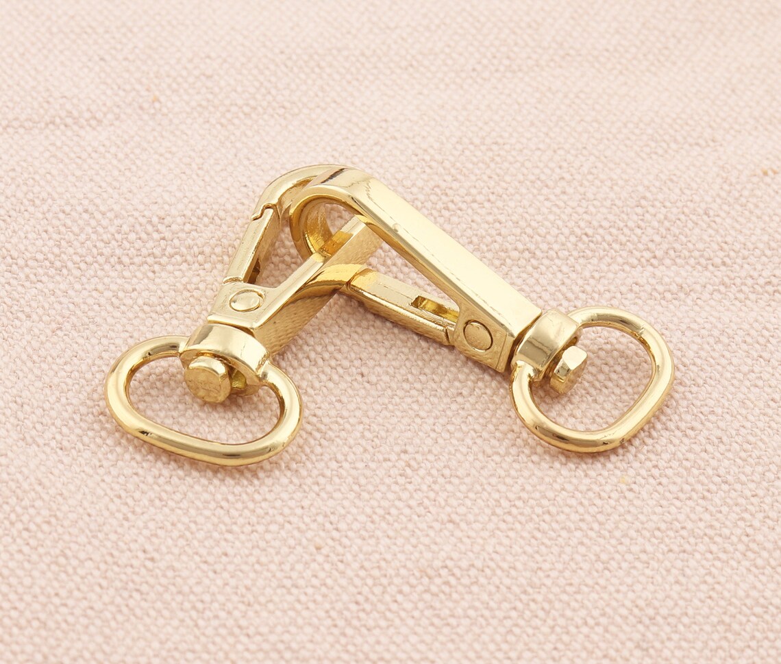 Light Gold Swivel Snap Hook Swivel Clasp Clips 14 Mm Inner - Etsy