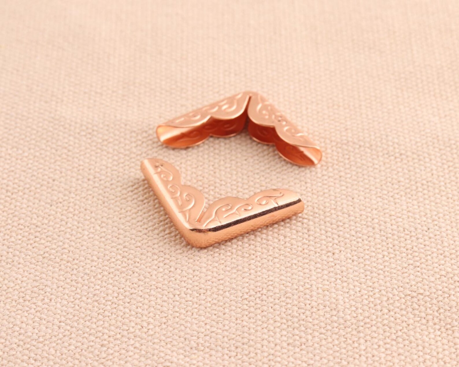 50pcs Rose Gold Corner Protectors 21mm Iron Metal Corners for Book ...