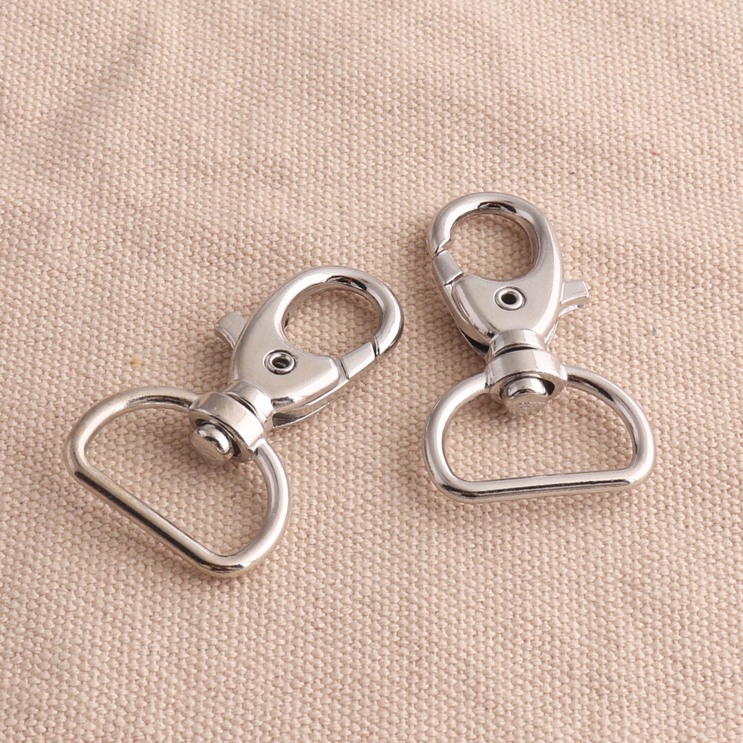 20mm Swivel Clasp Swivel Hook Push Gate Snap Hook Purse Clasp Purse ...