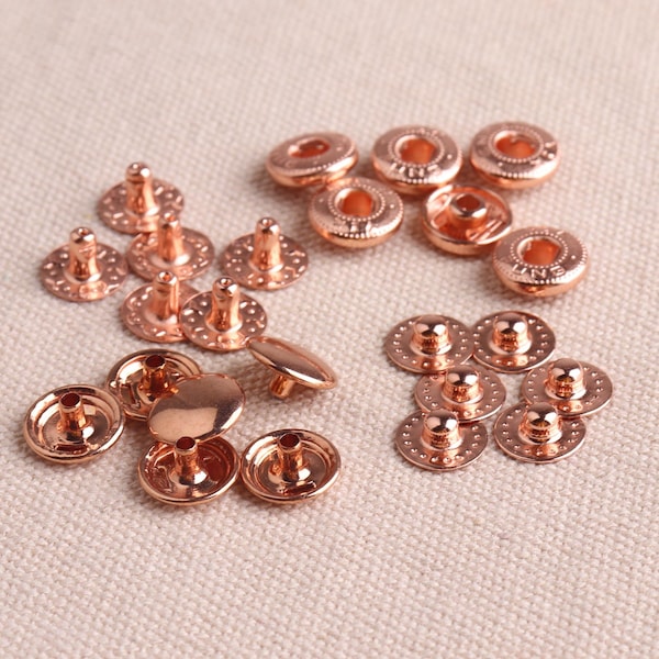 Metal Rose Buttons - Etsy