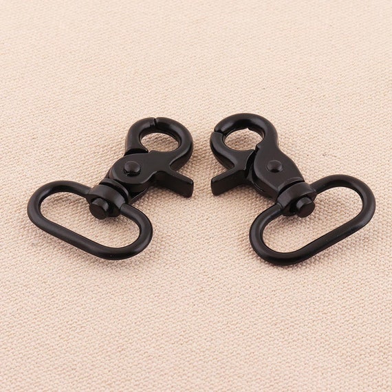 Black Swivel Clasp 4726mm Trigger Snap Hook Large Metal - Etsy