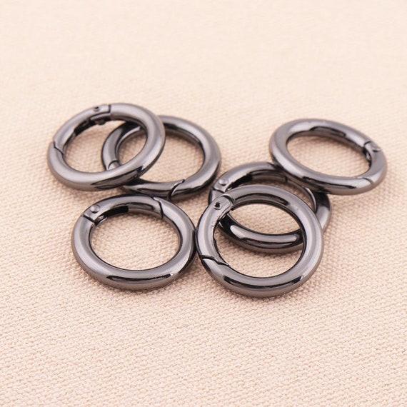 8pcs Spring Gate Ring Gunmetal O-rings 2517mm Metal O Rings | Etsy