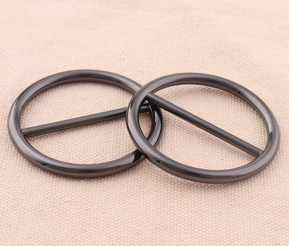 Round Purse Slide Buckles,45 Mm Strap Buckle Metal Belt Buckles Purse ...