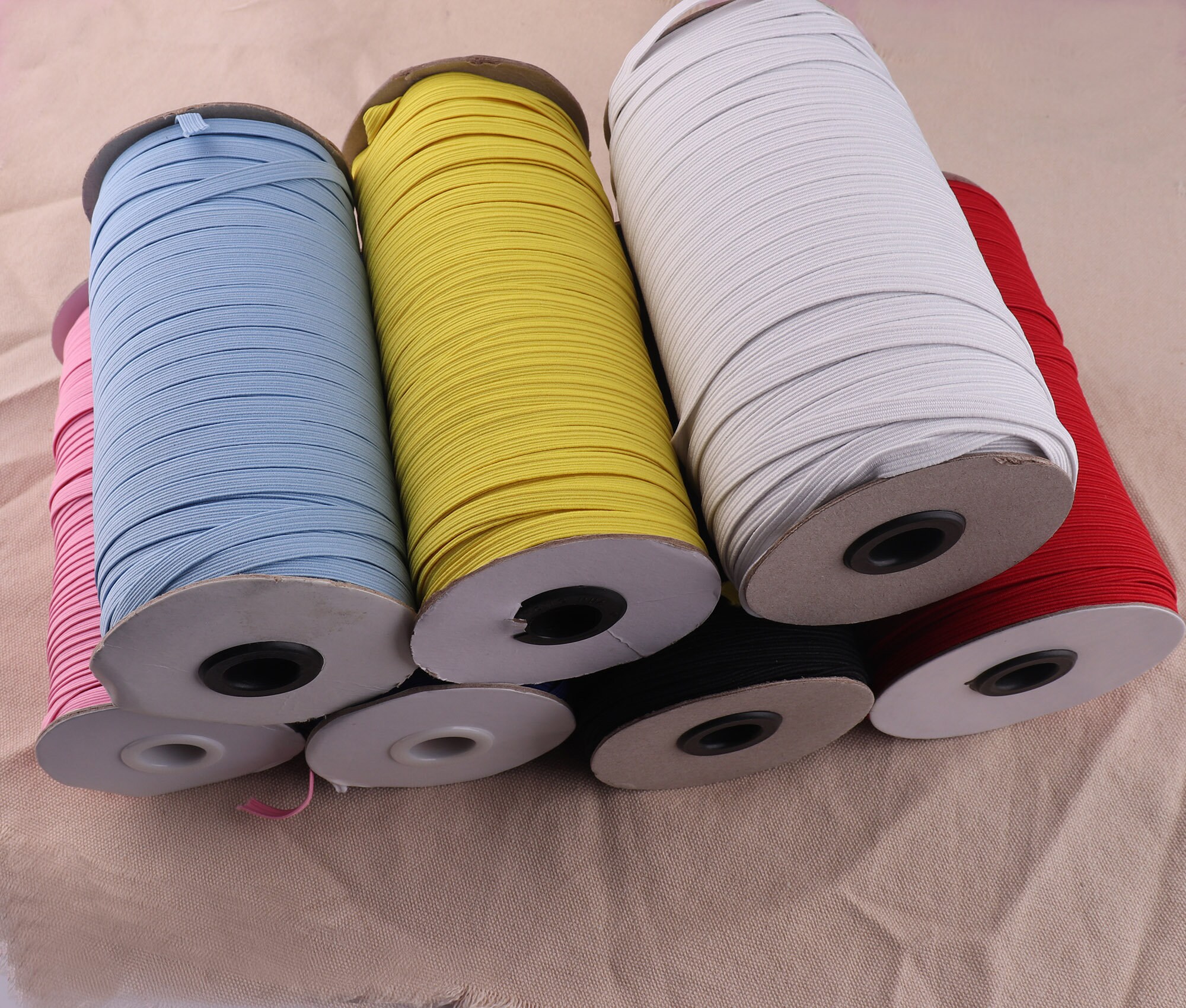 6mm colorful Flat Elastic tape stretch elastic band sewing | Etsy