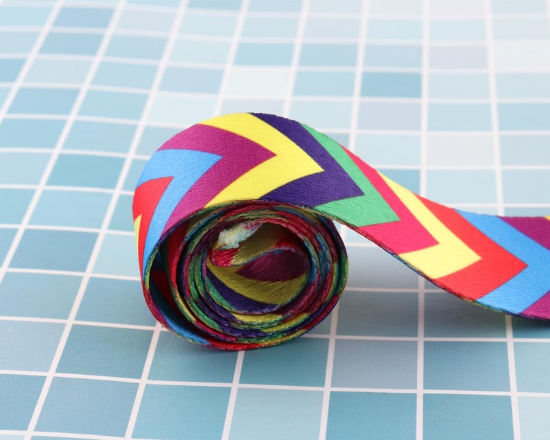 38mm Width Rainbow Color Webbing Soft Smooth Webbing With | Etsy