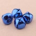30pcs Large Blue Color Cross Jingle Bells 28mm Charm Bells Make Clear ...