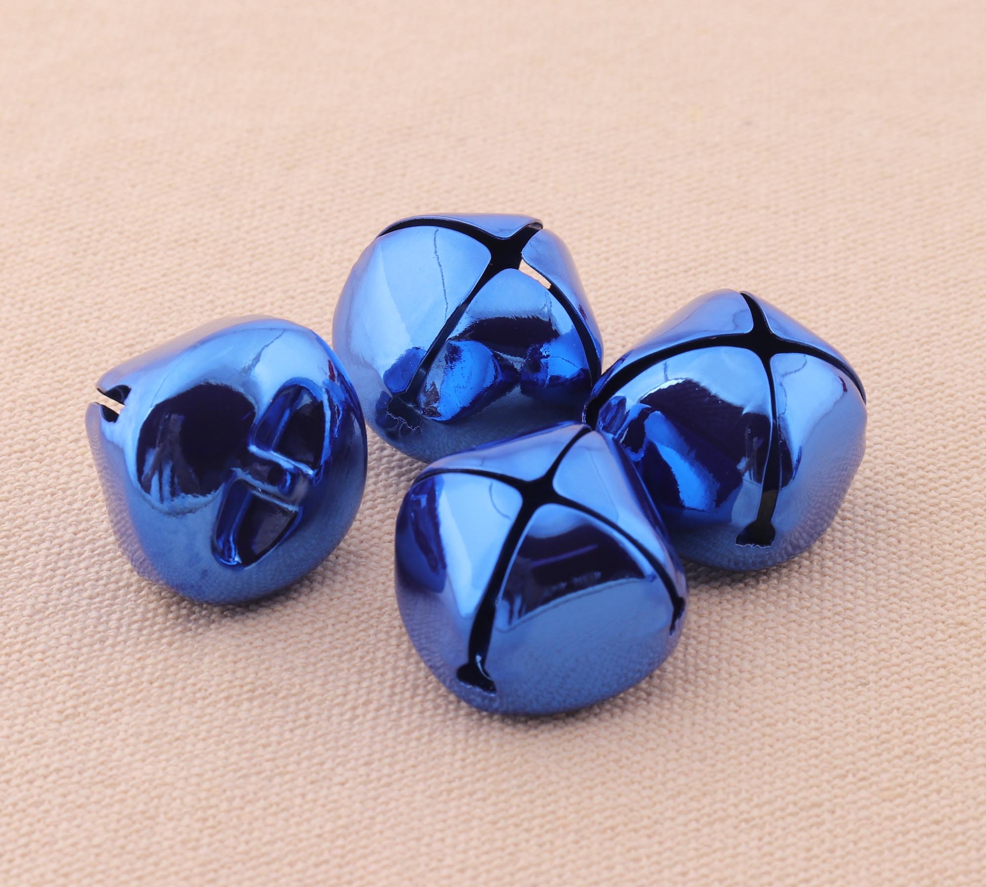 30pcs Large Blue Color Cross Jingle Bells 28mm Charm Bells - Etsy