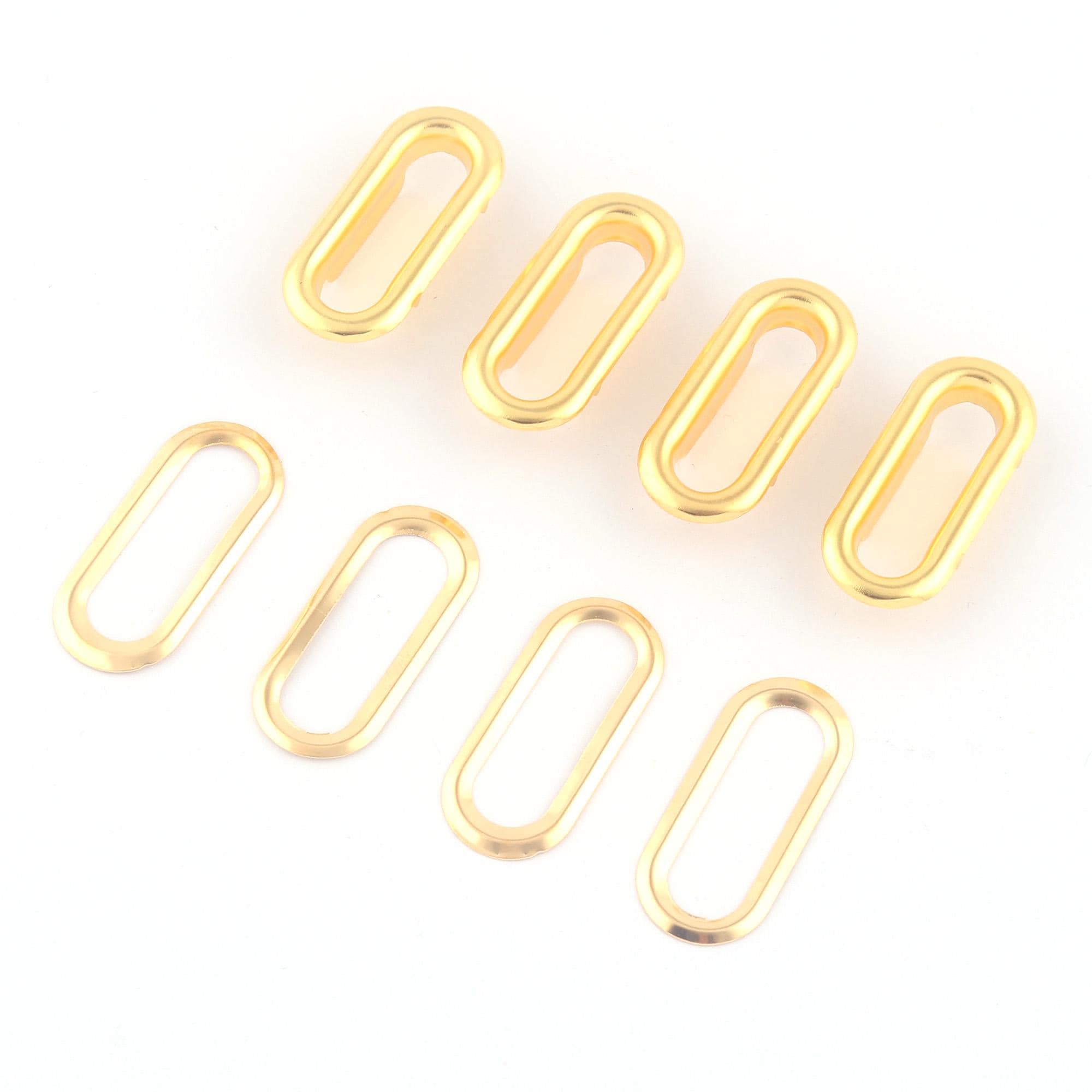 10set 25mm Gold Oval Eyelet Grommet With Washer Large Grommet Eyelets ...