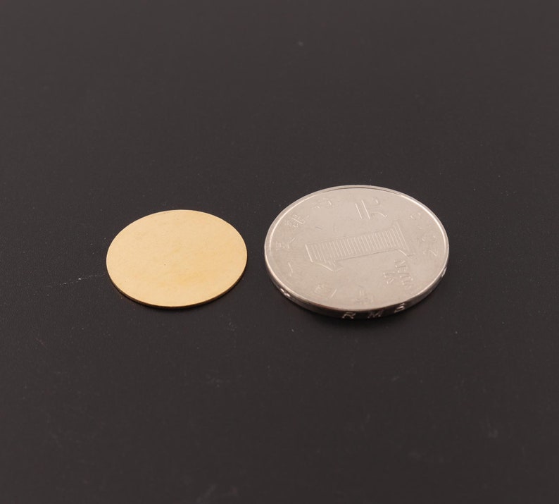 10pcs 1/2 Round Copper Tags Stamping Disc Blanks | Etsy