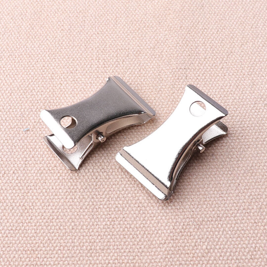 Silver Clips 31mm Clip High Quality Metal ID Clips Double Sided Smooth ...