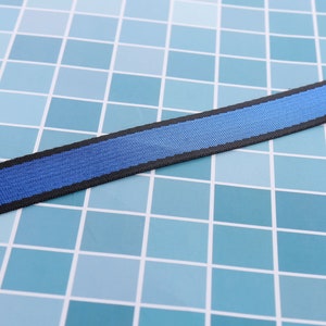1''(25mm) Blue Webbing,soft Smooth Webbing ,pure Color Singelband,purse ...