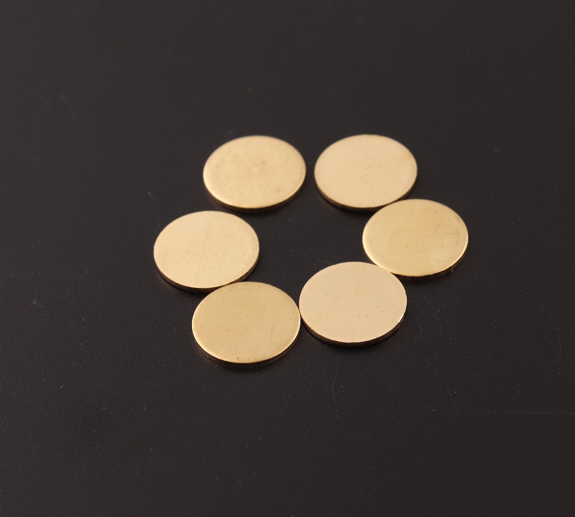 10pcs 18Gauge 1.0mm thick copper blanks Round metal 3/4 | Etsy