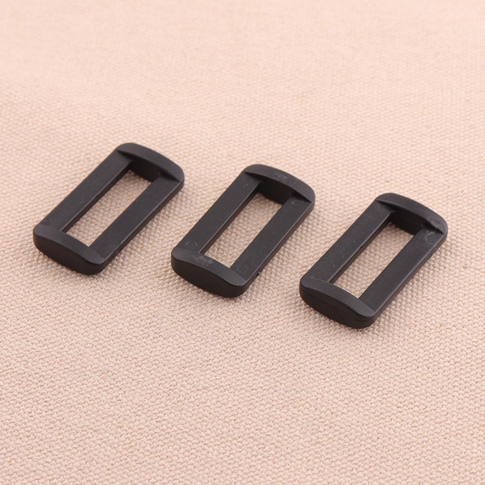10pcs Black Rectangle Plastic Ring for 25mm Webbing Loop - Etsy