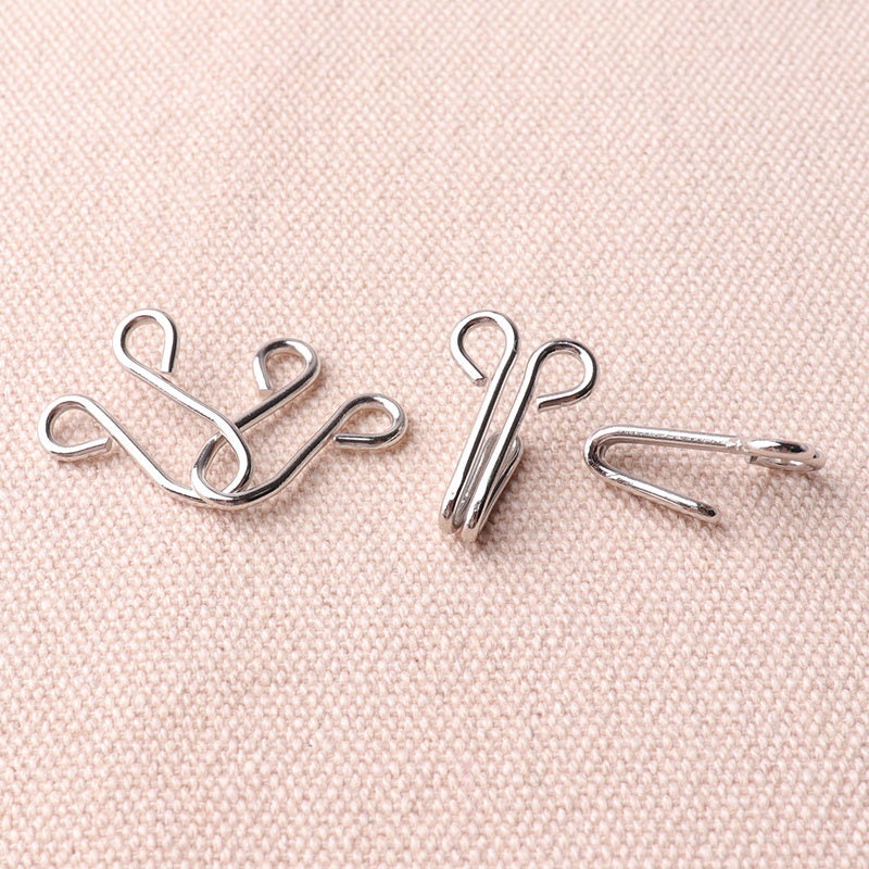 Large Size 19.5mm Long Hook and Eye Claps for Dresses Shirts | Etsy