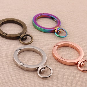 Spring Gate Ring High Quality Spring Ring Push Gate Snap Hook Purse O ...