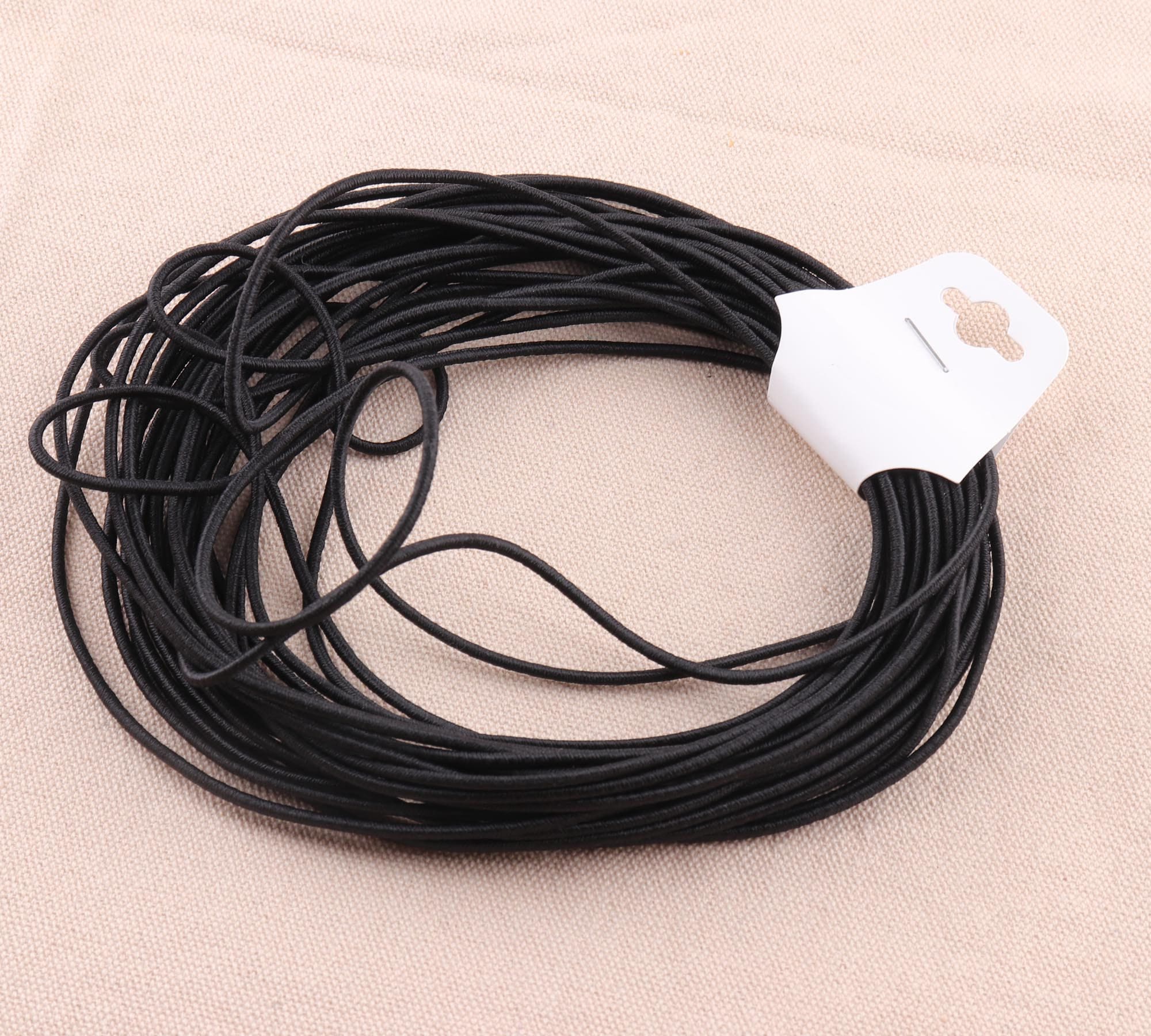 2mm elastic rope cordsBlack color stretch elastic cord | Etsy