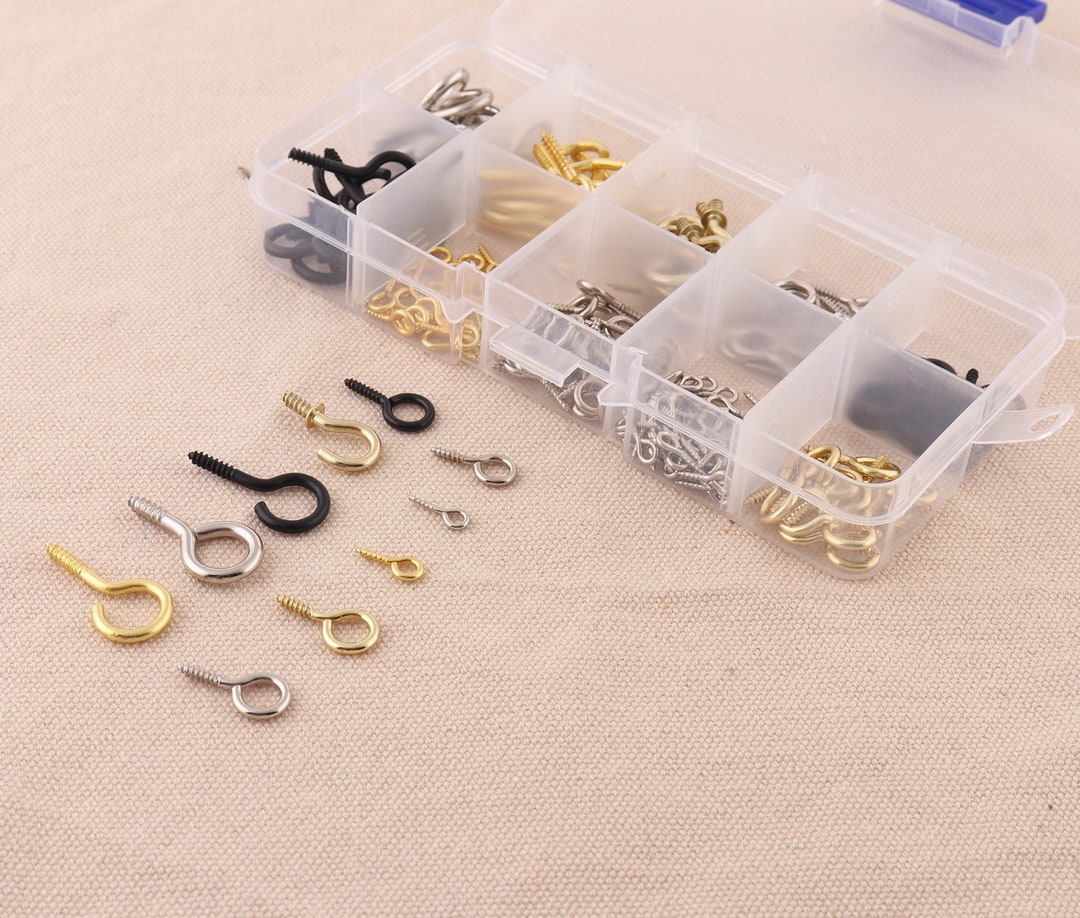 Loop Screws Screw Eye Bails Eye Hook Bails Silver Screw Eyes Small Bail ...