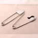 2pcs Blanket Pin Laundry Pins Silver Kilt Pin Large Safety Pin Horse ...