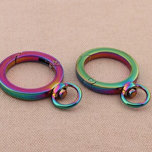 Spring Gate Ring High Quality Spring Ring Push Gate Snap Hook Purse O ...
