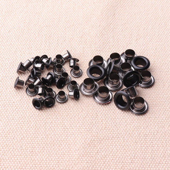 100pcs Black Eyelets Grommets Eyelet For Bead Cores Clothes | Etsy