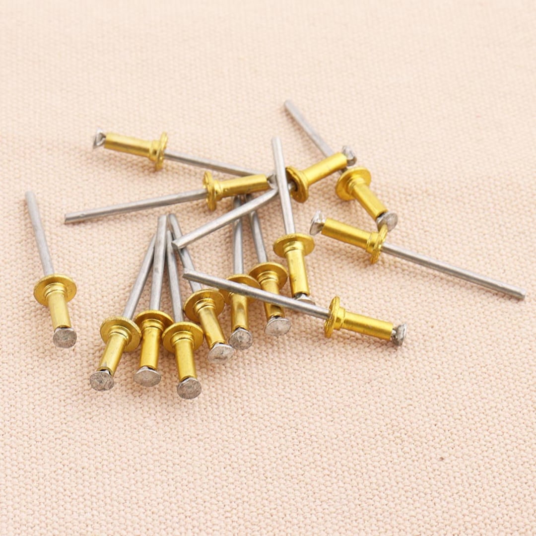 Pop Rivets Gold 38mm Aluminum Pop Rivets Hardware Findings Repair Parts ...
