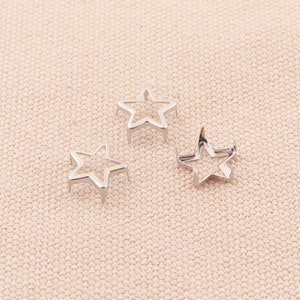 200pcs Rivets Nailhead Spots Star Shape Studs Claw Rivets 4 Prong DIY ...