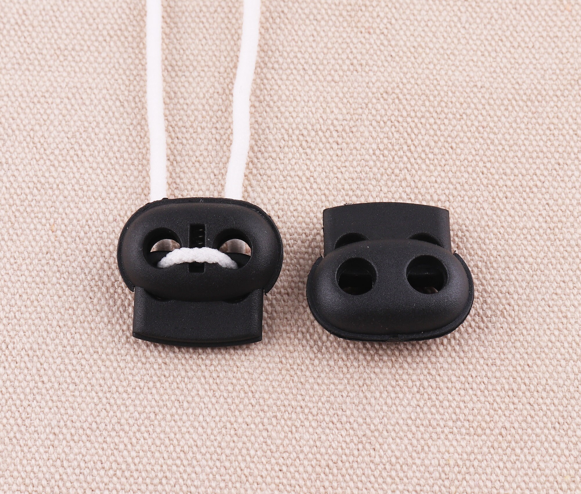 5mm Rope Cord Stopper Black Cord Lock for Elastic Cord | Etsy